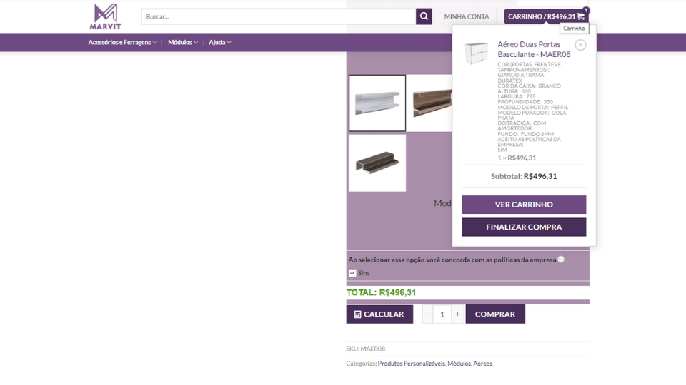 Como comprar | Marvit - A sua marcenaria online