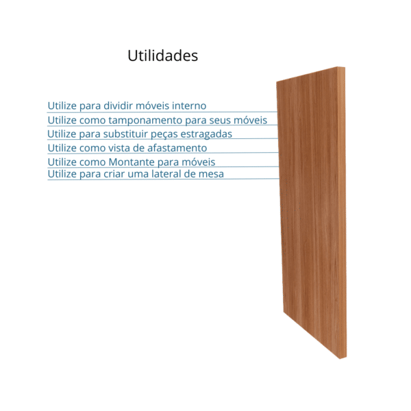 Lateral de MDF 30mm Maciça | Marvit